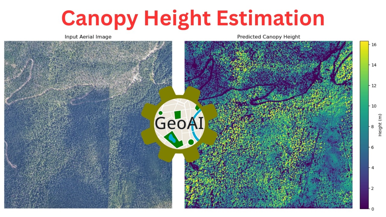 Canopy Height Estimation with GeoAI and Pretrained Models - YouTube