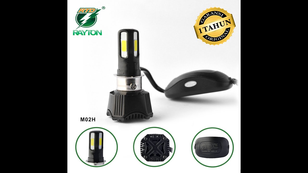 LAMPU LED RAYTON RTD M02H - YouTube