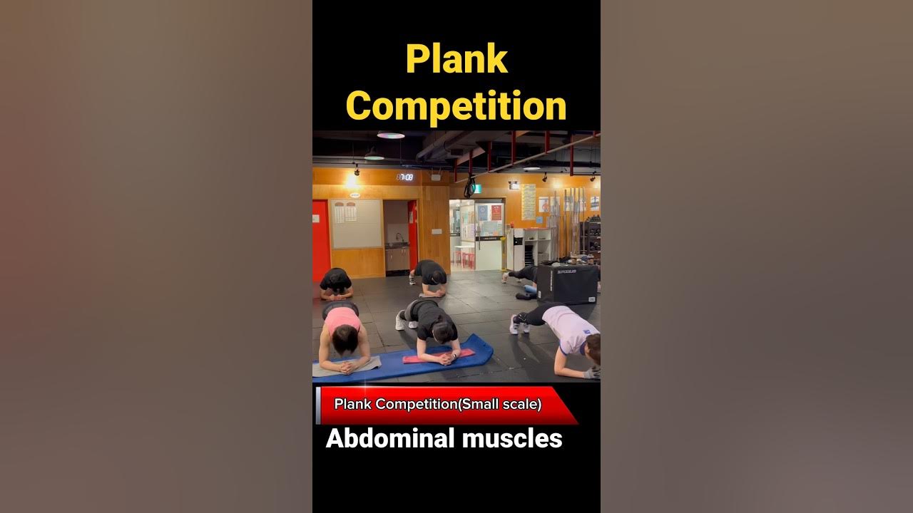 Plank Competition(small scale) #shorts #abs #dietworkout - YouTube