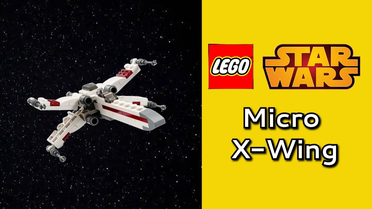 Lego Star Wars | Micro X Wing | Speed Build - YouTube