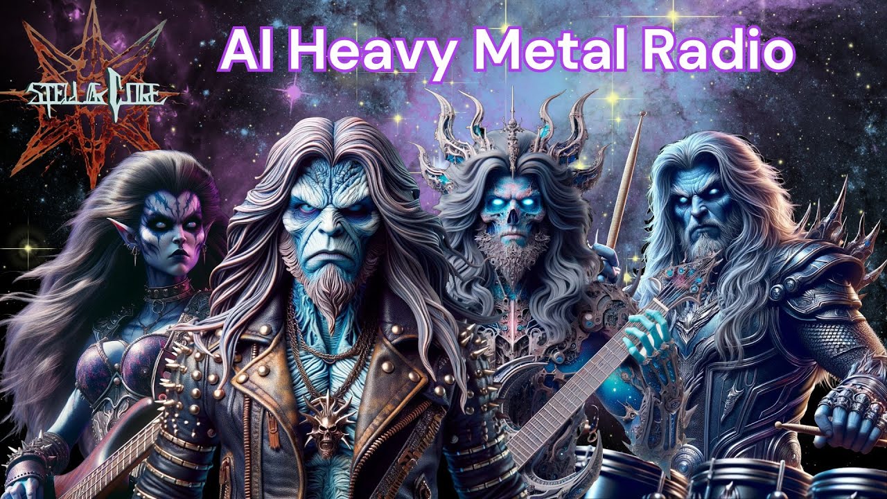 🔴Stellar Core's AI-Generated Heavy Metal Trilogy Live Stream - YouTube