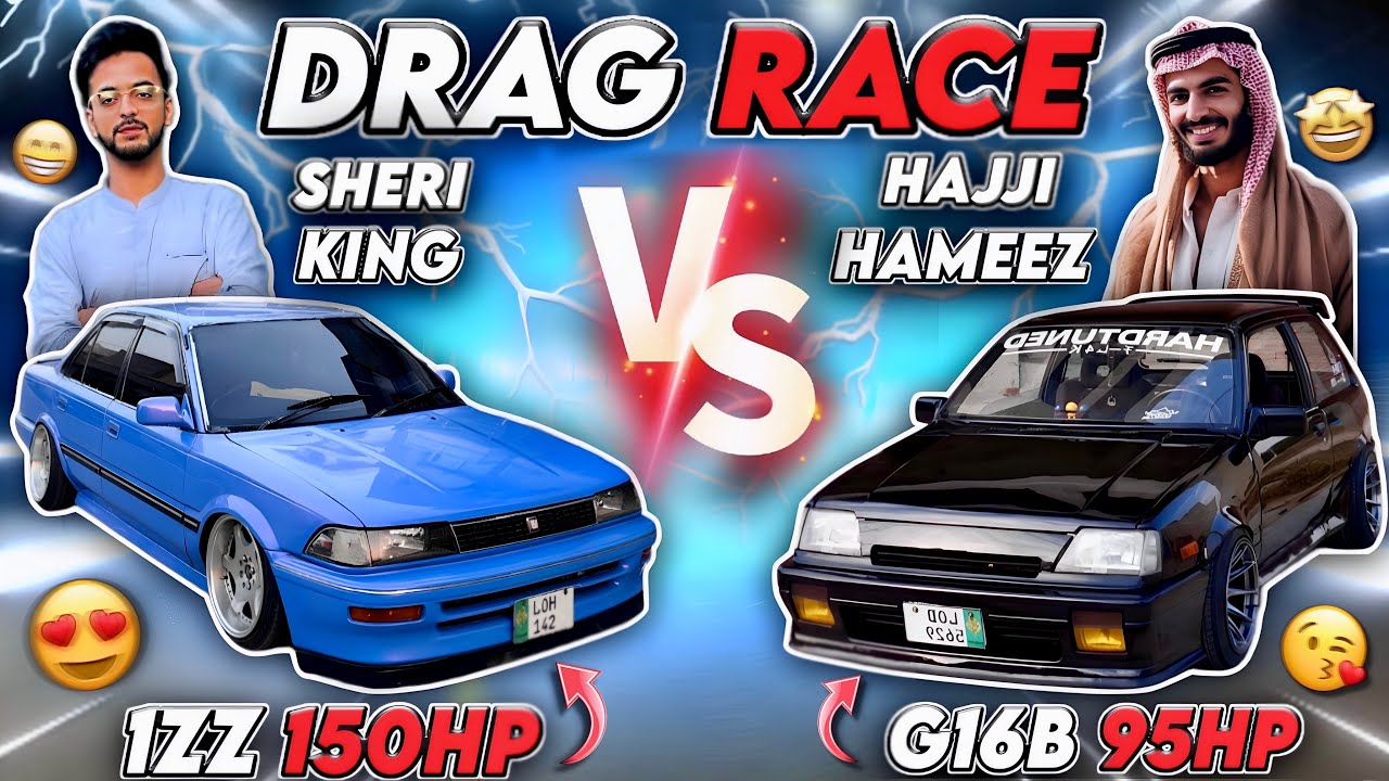 Habshi Black VS 150HP (1ZZ )Toyota 🔥 Amazing Performance 🤩 TEAM-4K ...