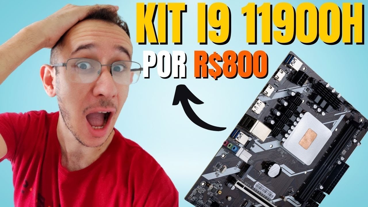 MAIS UM KIT INTERPOSER COM CORE I9 11900H DO ALIEXPRESS POR R$800 ...