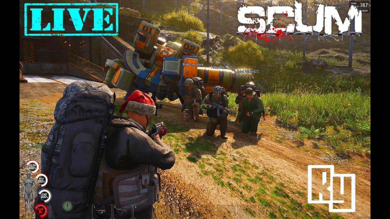 LIVE: SCUM Multiplayer PvE Survival w/Friends "We Attempt to Kill The ...