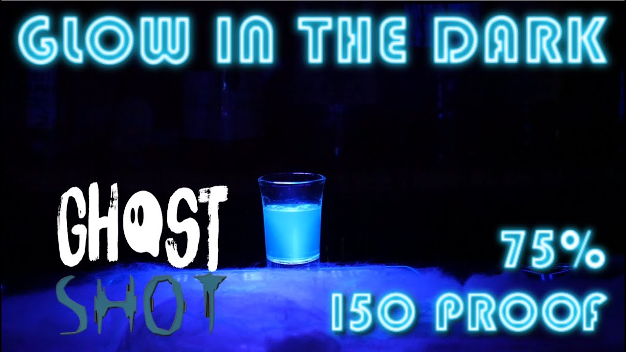 GLOW IN THE DARK SHOT! Ghost Shot | Halloween drink recipes - YouTube