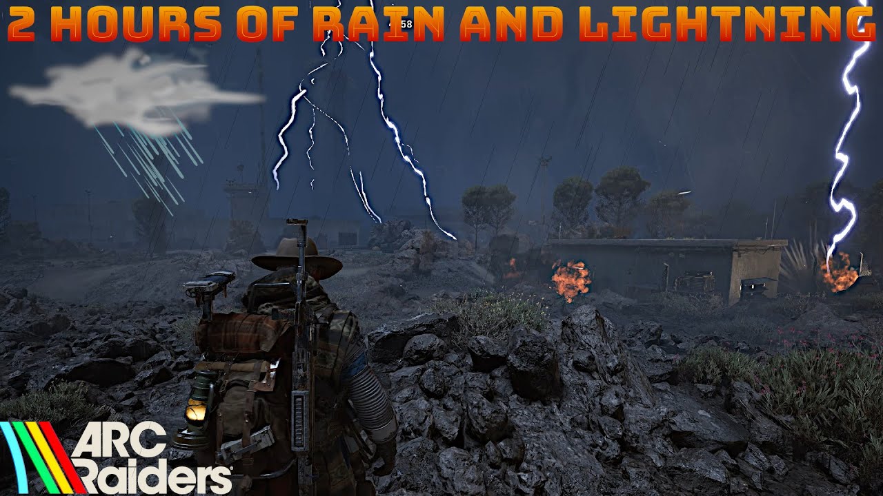 ARC RAIDERS 2 Hours of Rain & Lightning – Immersive Storm Ambience for ...