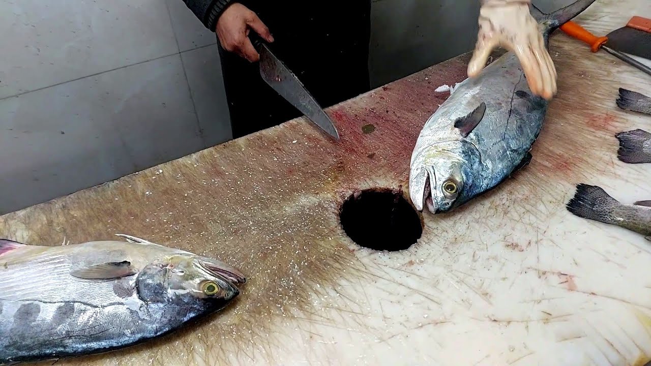 How To FILET a WHOLE Talang Queenfish - - Easy to do! | Amazing Best ...