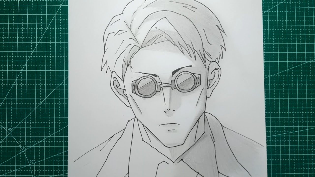 EASY DRAW! Cara menggambar Nanami Kento - Jujutsu Kaisen | Step by Step ...