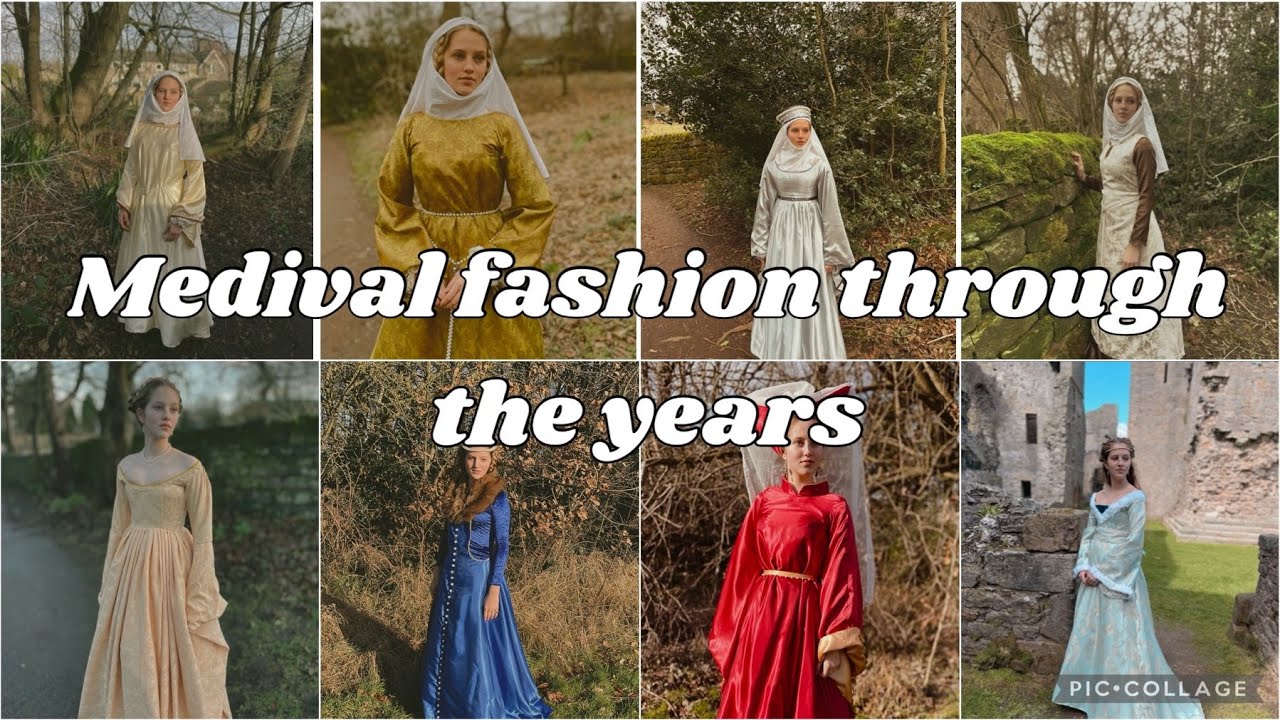 Medieval fashion through the years - YouTube