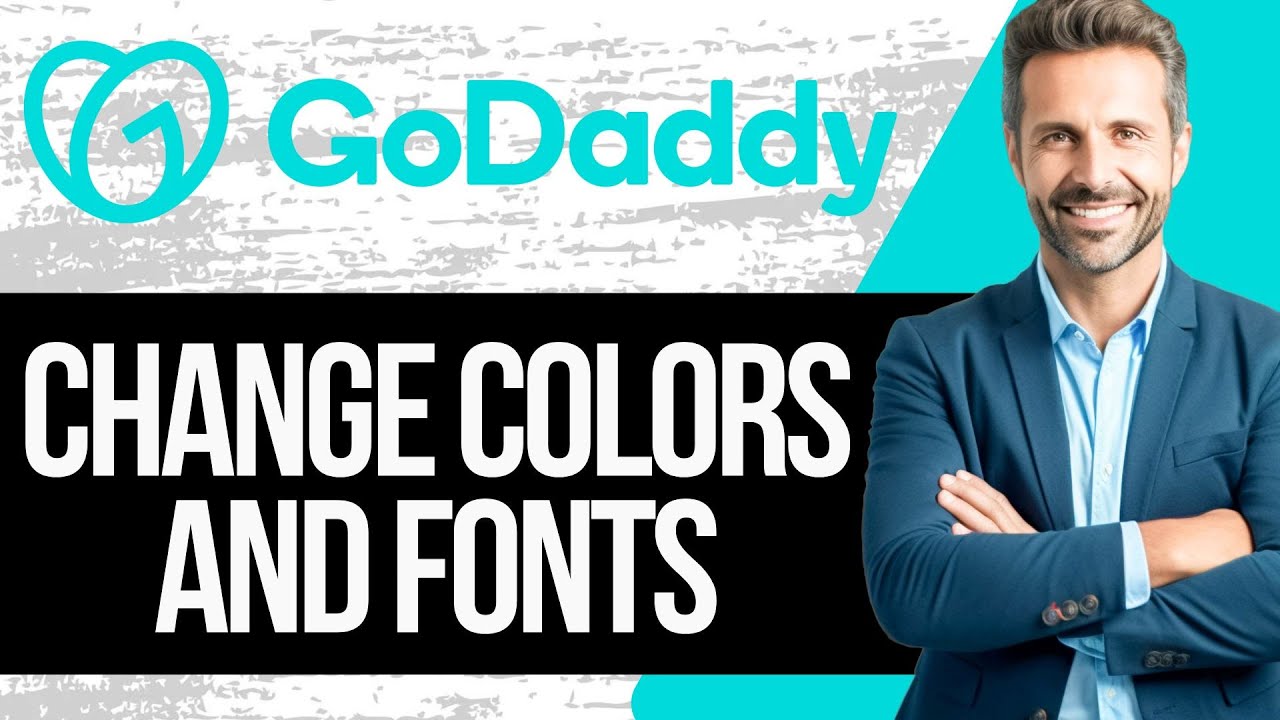 How to Change Site Colors and Fonts in Godaddy Website Builder - YouTube