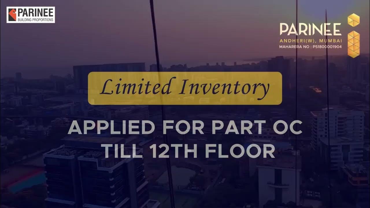 Parinee i Premium Offices Ready to Host You Soon at Andheri West (Partial OC applied till 12 ...