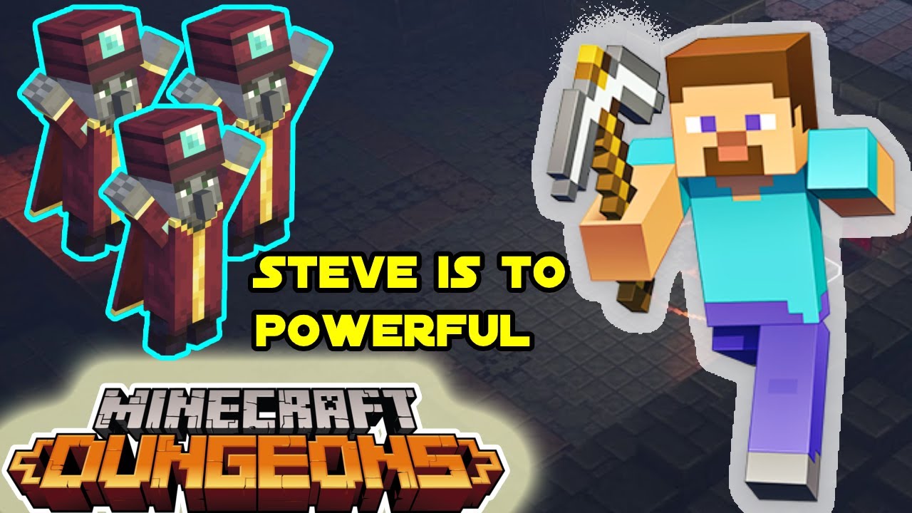 Minecraft Steve The God Among Them: Minecraft Dungeons #2 - YouTube