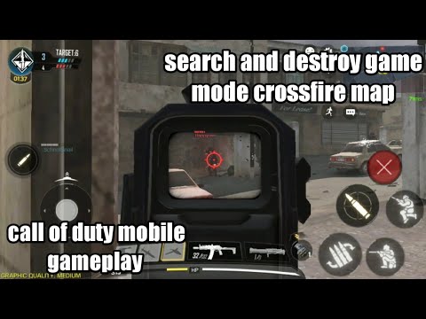 Call of duty mobile gameplay search and destroy crossfire map - YouTube