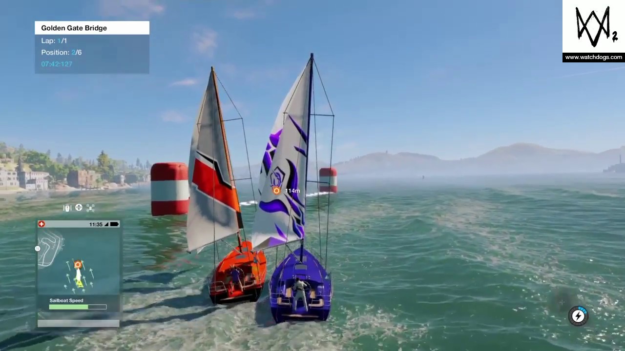 Sailboat Races|Watch Dogs 2 - YouTube