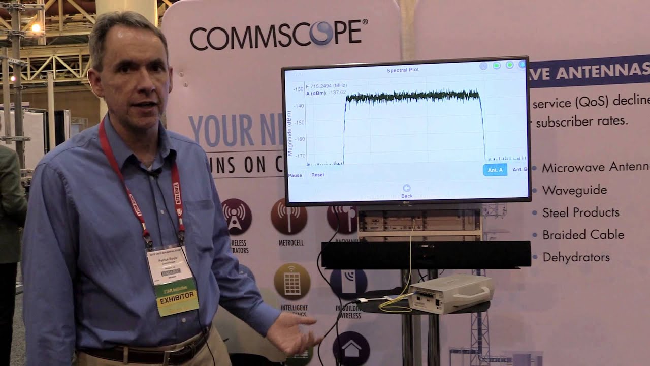 #NATEUNITE2016 Commscope demos Optical PIM Tester - YouTube