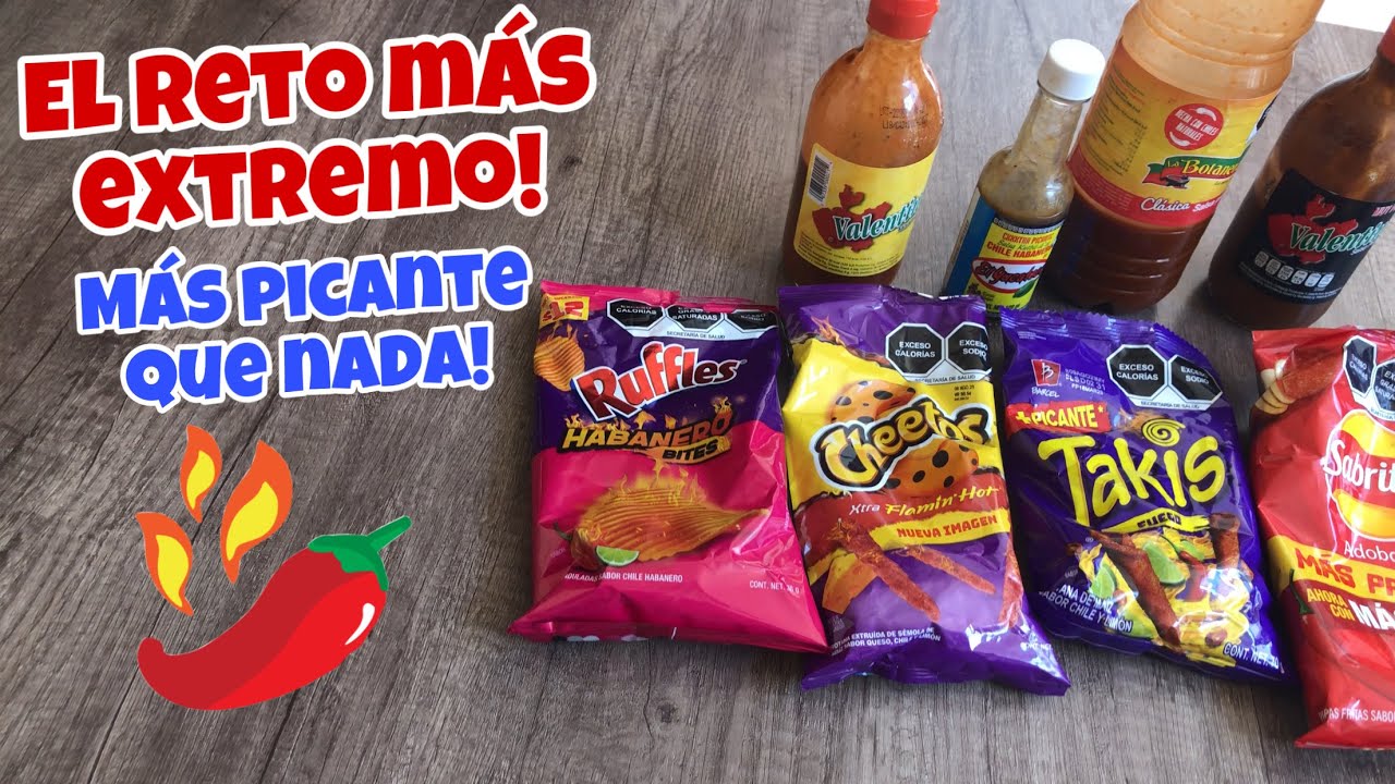 Reto picante / el reto más extremo / chetos fleaming hot / ruffles ...