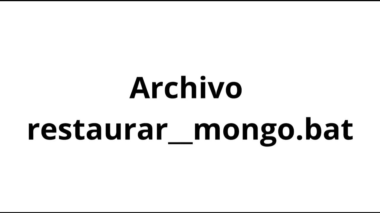 Practica shell script para administración de MongoDB - YouTube