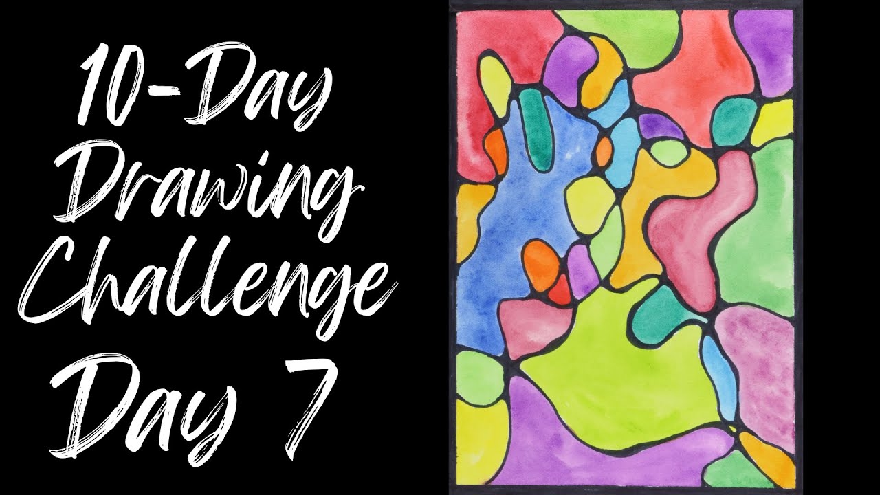 Neurographic Art // Day 7 of the 10-Day Drawing Challenge - YouTube