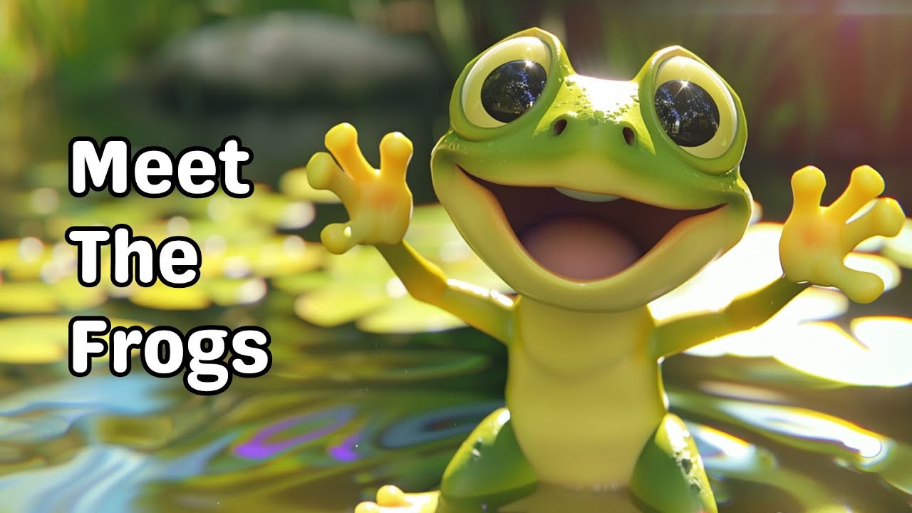Meet the Frogs! Fun animal adventure and learning for kids - YouTube