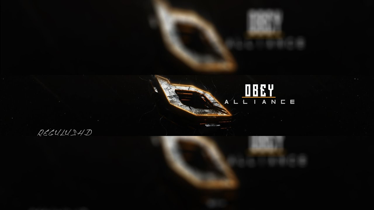 GFX SPEEDART #20 | OBEY 3D Banner - YouTube