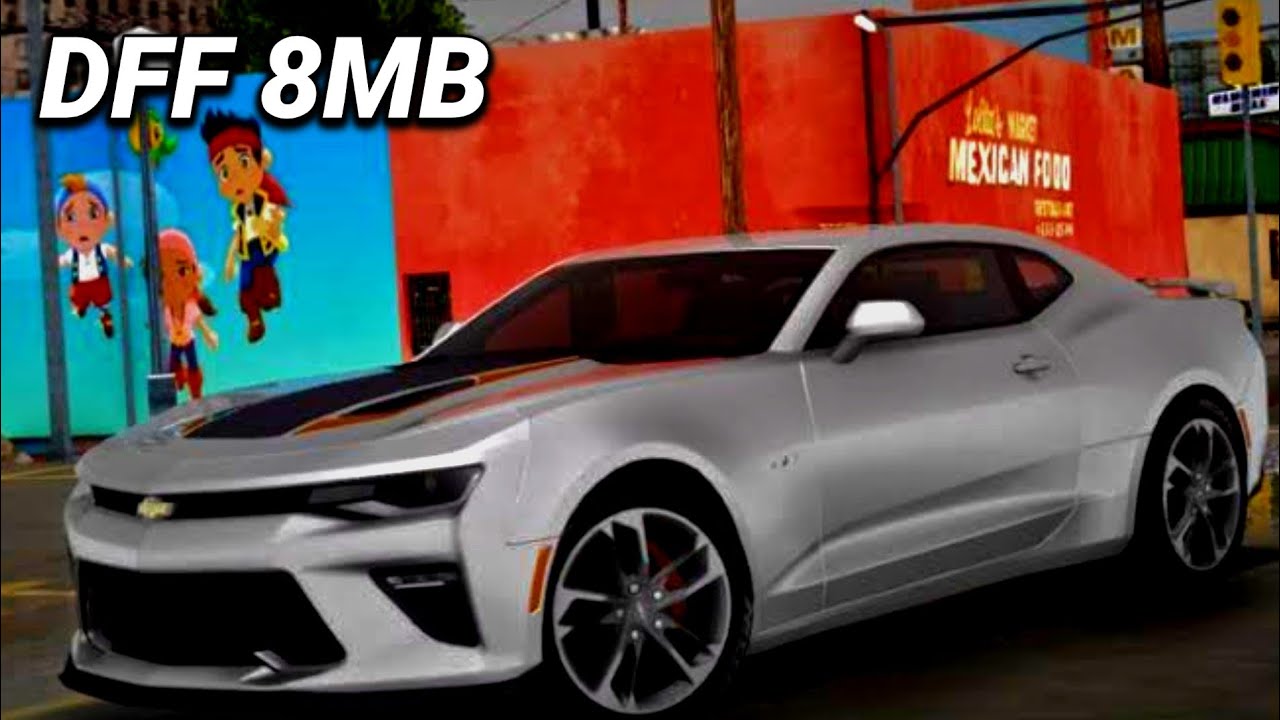 🇧🇷CAMARO 2017 SÓ DFF GTA SA PC FRACO ANDROID | CARROS SÓ DFF | DFF ONLY ...