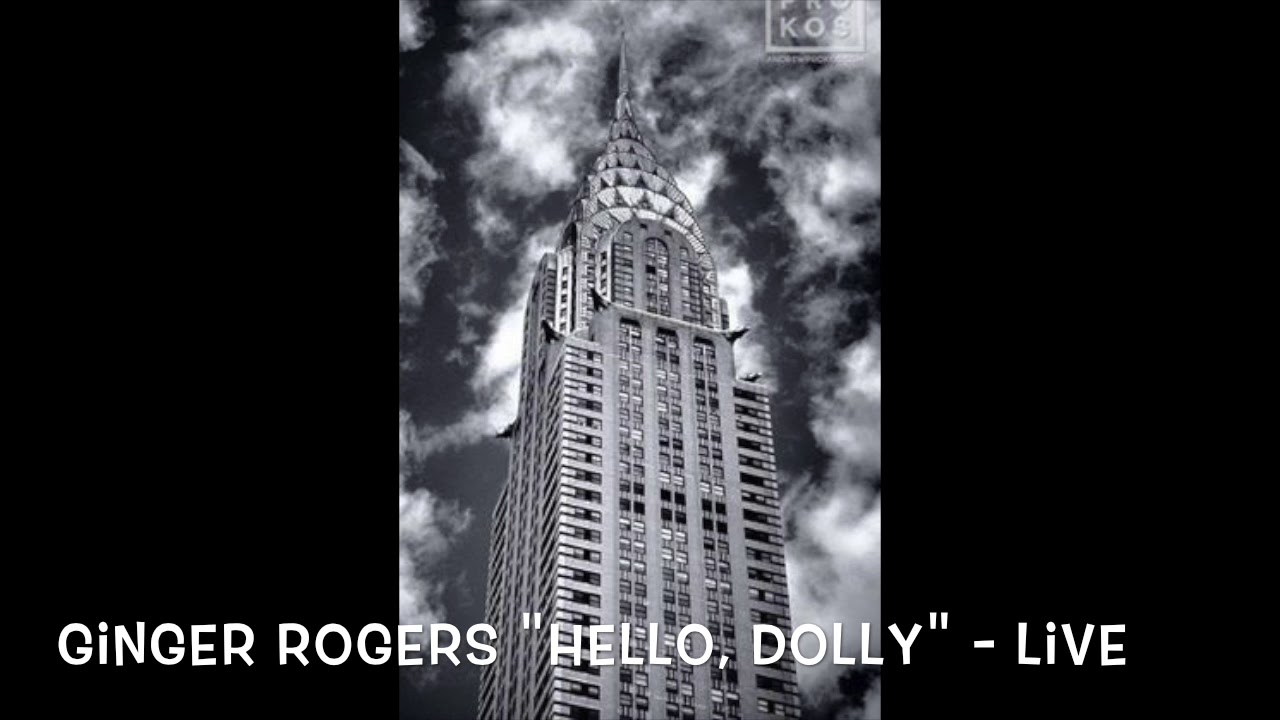 Ginger Rogers - "Before The Parade Passes By" (Hello, Dolly) - Live ...