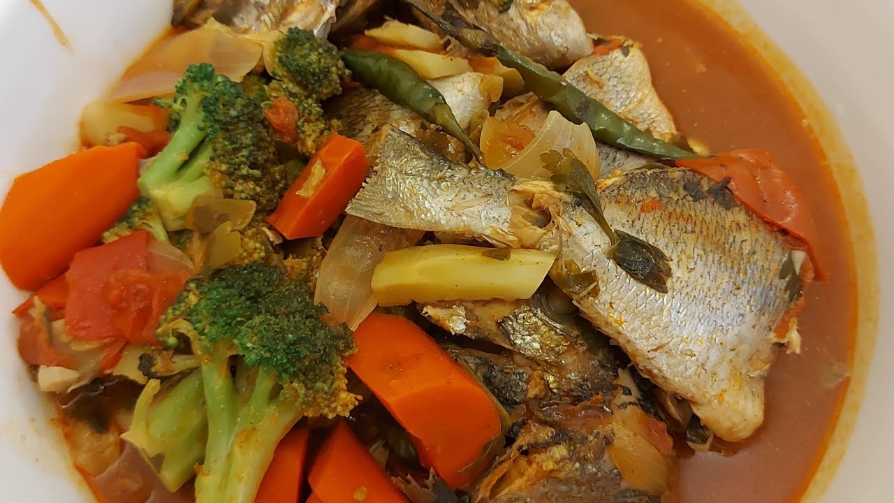 Fish Recipe|Seabrim fish in tomato paste - YouTube