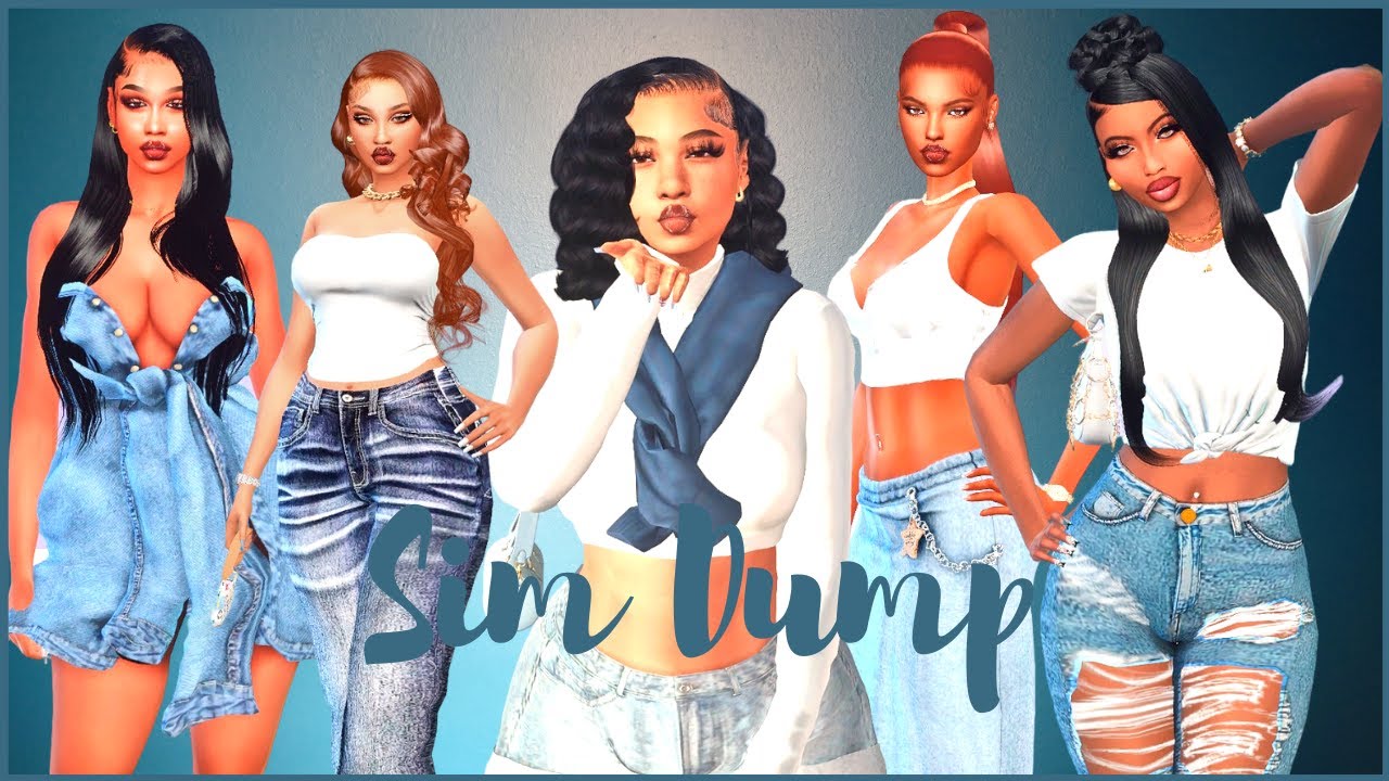 [Patreon] Female Sim Dump | CC Folder and Sim Download || SIMS 4 - YouTube