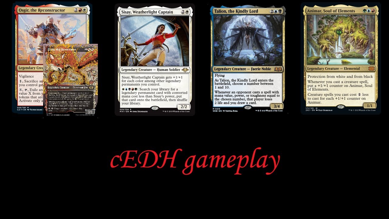 cEDH - Osgir/Zirda, Sisay, Talion, and Animar - YouTube