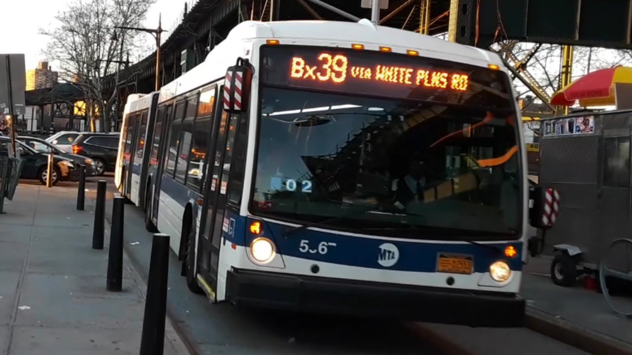 MTA: 2012 NovaBus LFSA Articulated Low Floor [5967] Bx39 bus - YouTube