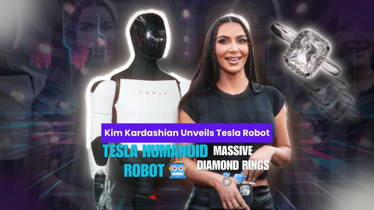 Kim Kardashian Unveils Her NEW Tesla Humanoid Robot 🤖 & Massive Diamond ...