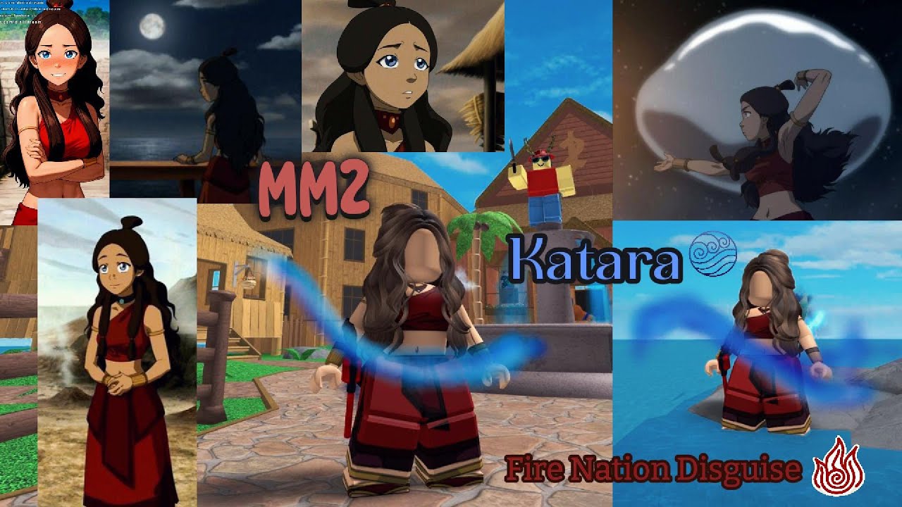 Playing MM2 as🌊Katara in fire nation disguise🔥 | ATLA *lofi music* ♡︎ ...