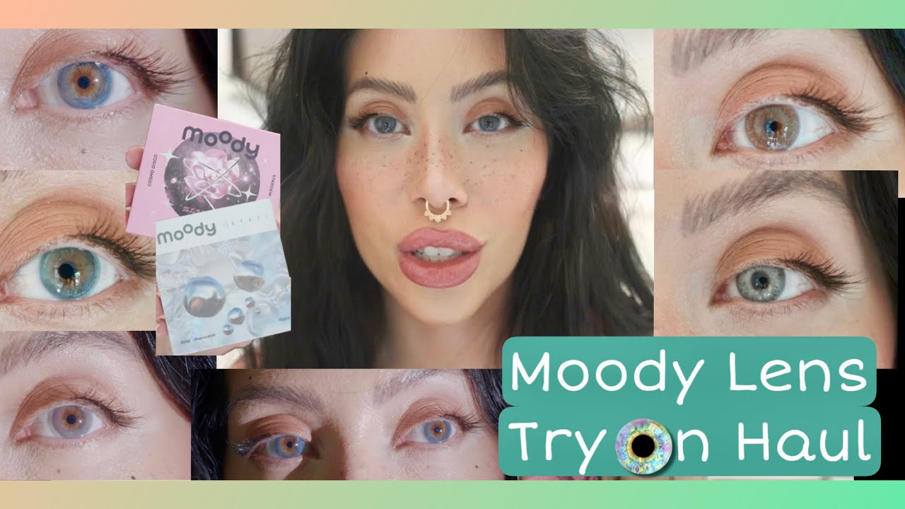 Moody Lens Try-on |Colored Contact Haul | What the Fox | Vlog #25 - YouTube