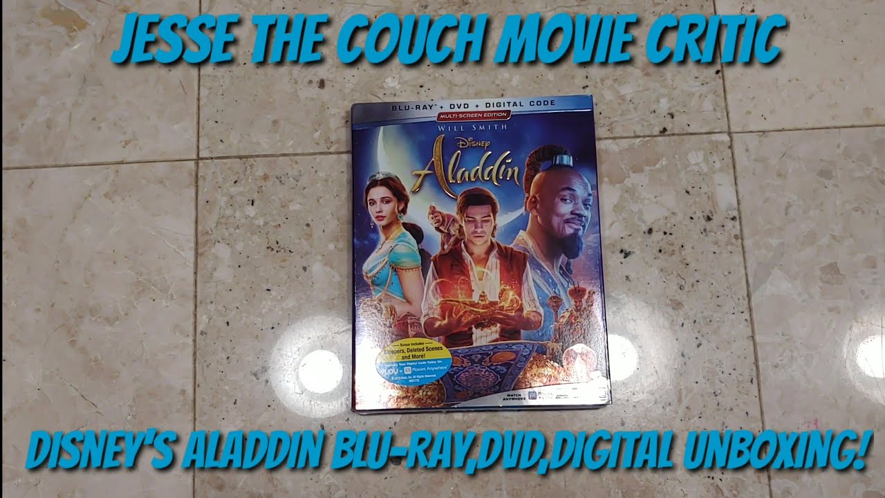 Disney's Aladdin (2019) Blu-Ray,DVD,Digital Unboxing! - YouTube