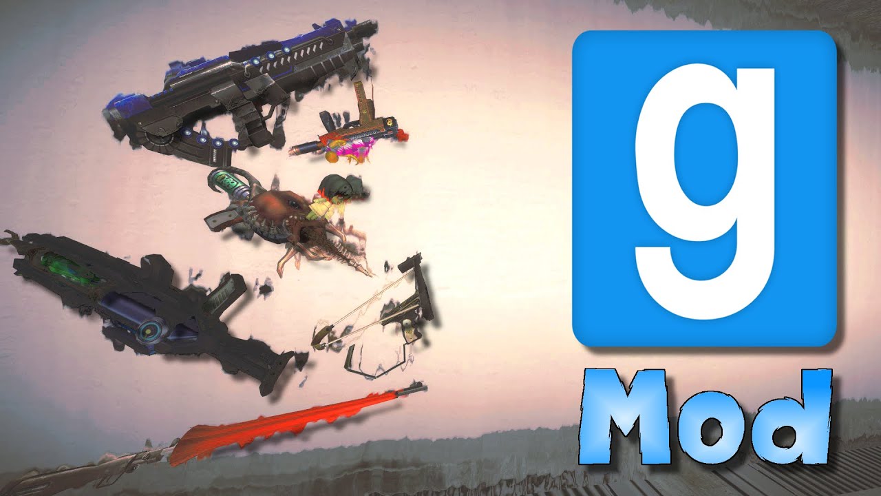 Garry's Mod: Crazy Weapons Mod showcase - YouTube