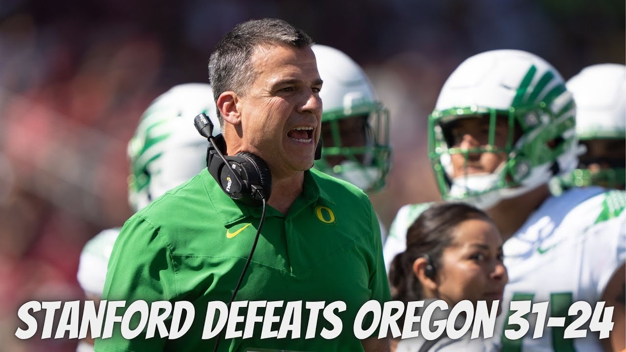 Mario Cristobal Discusses No. 3 Oregon's Loss to Stanford - YouTube