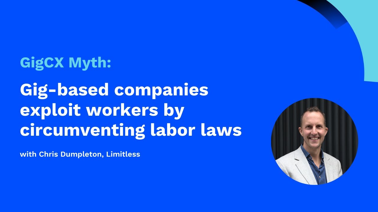 Myth Busted! Gig-based companies can treat gig experts fairly - YouTube
