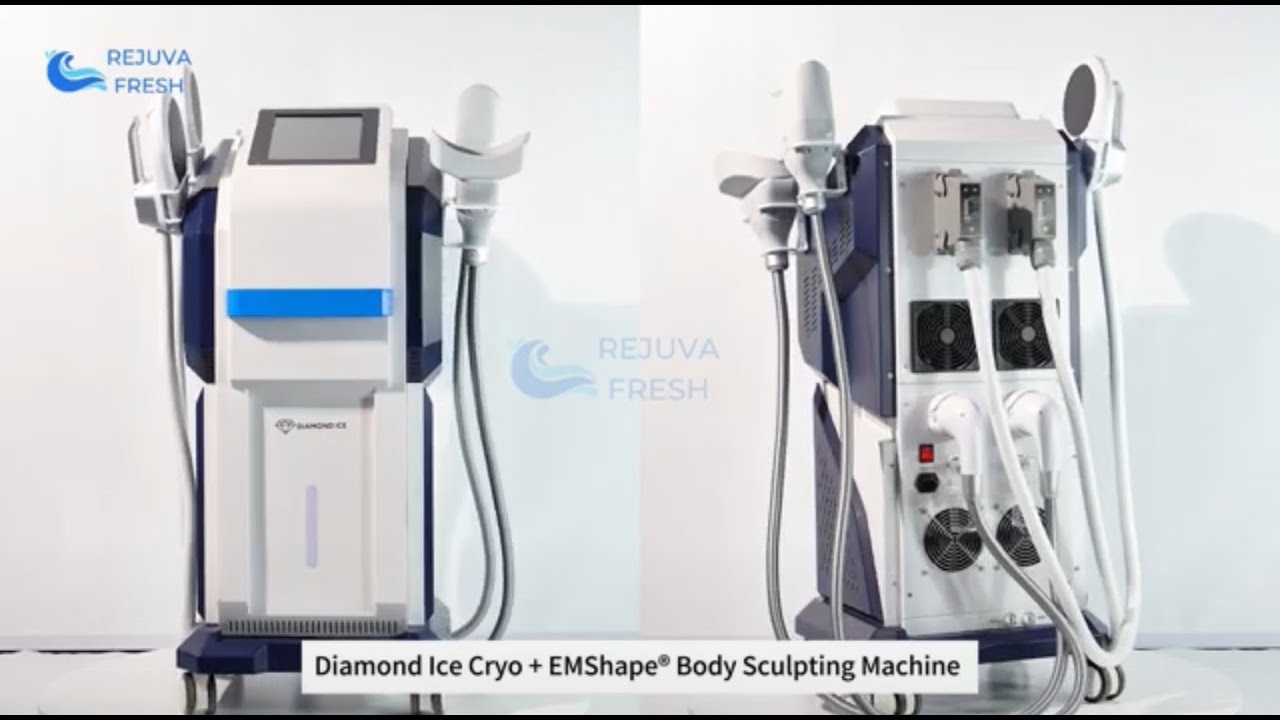 Discover Diamond Ice Cryo + EMShape Machine 2 in 1| Fat Removal ...