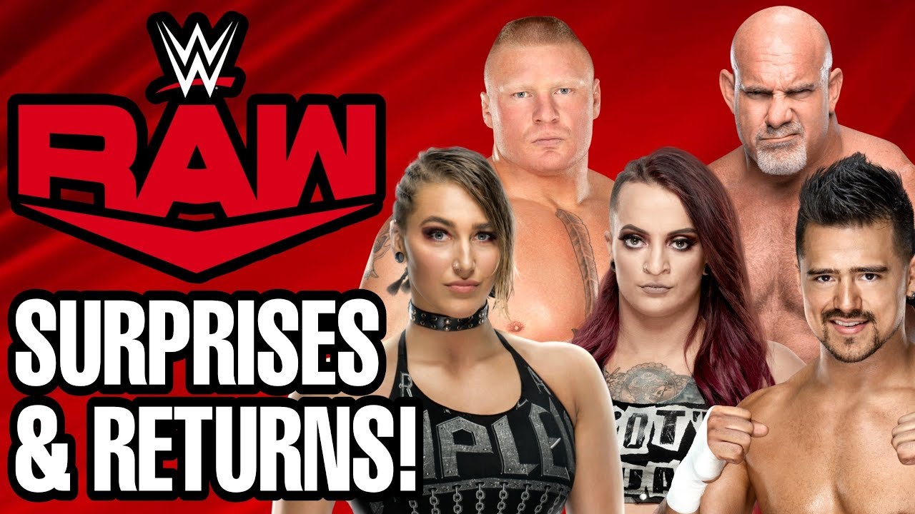 WWE RAW SURPRISES - RUBY RIOTT RETURNS - ANGEL GARZA CALL UP - BROCK ...