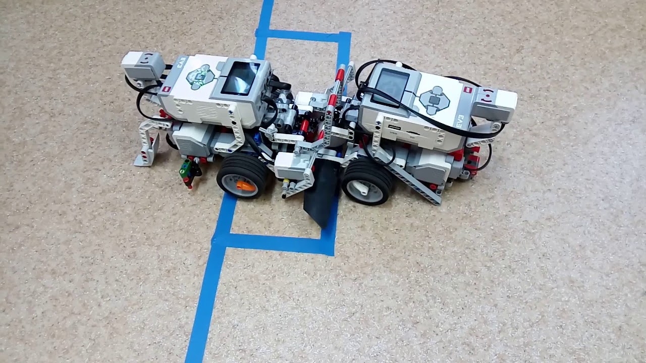 Футбол роботами Lego Mindstorms ev3 - YouTube