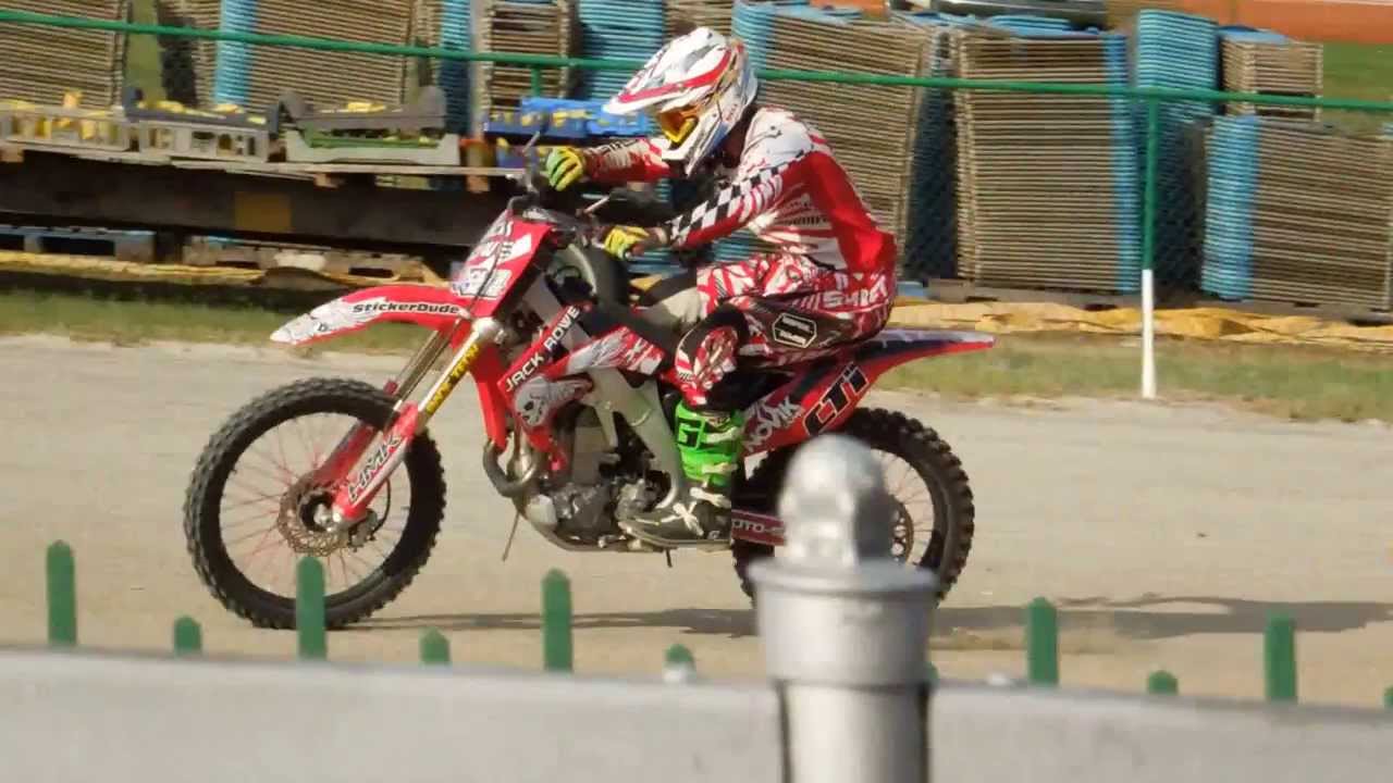 Jack Rowe FMX freestyle motocross backflip at the York Fairgrounds ...