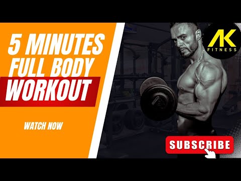 5 minutes full body workout watching now - YouTube