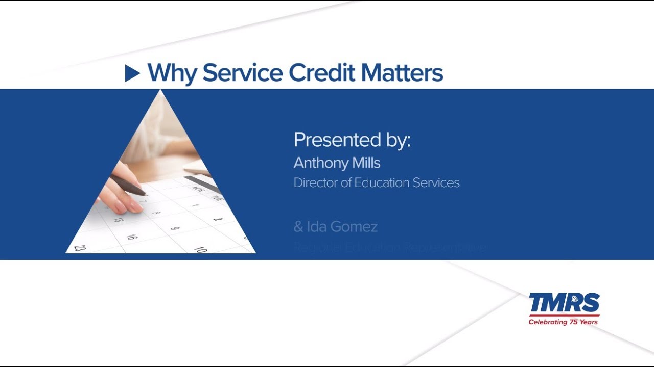 Why Service Credit Matters - YouTube
