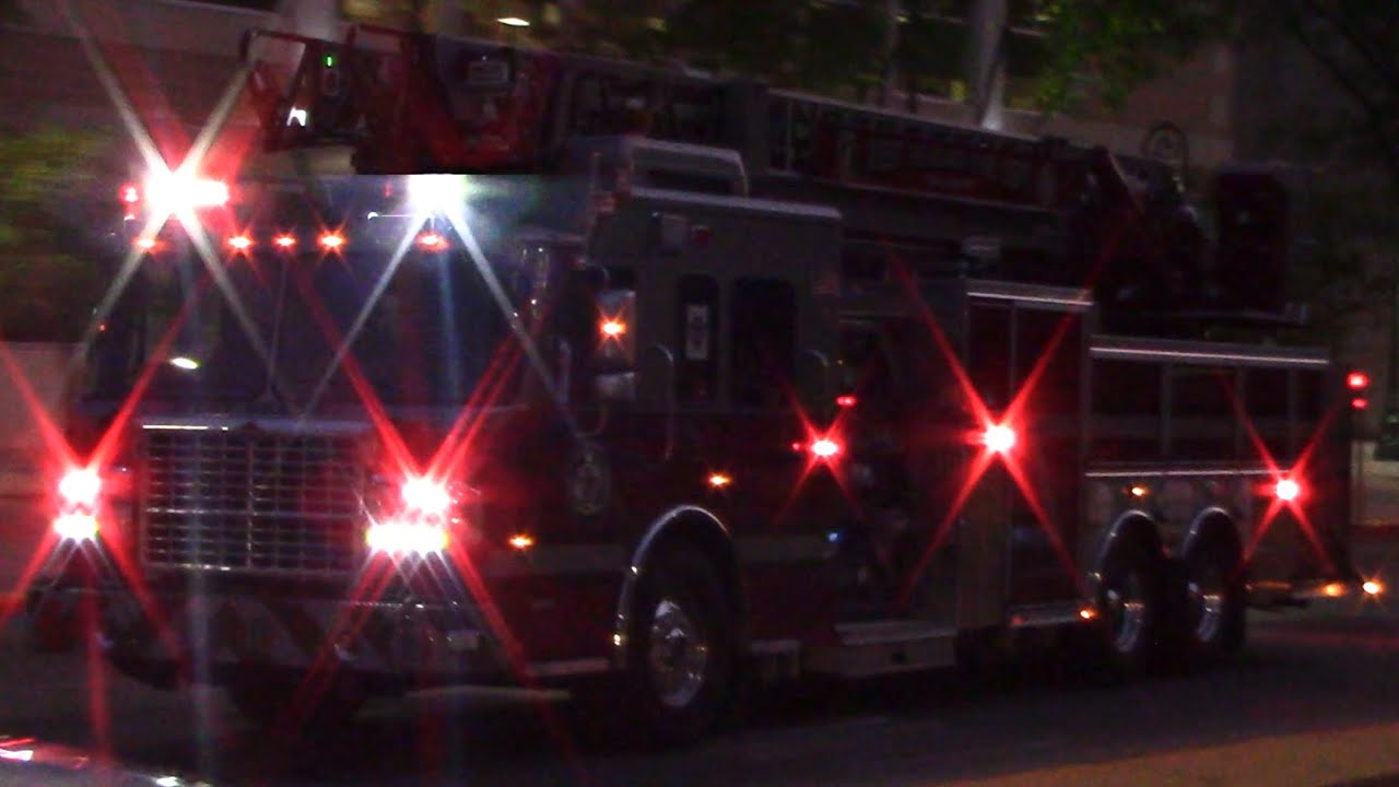West Reading Fire Department Ladder 64 Responding - YouTube