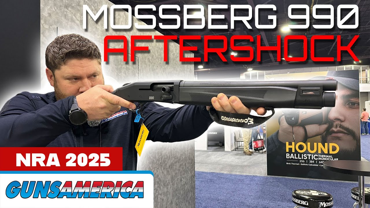 Mossberg Unleashes the 990 Aftershock Semi-Auto -- NRA 2025 - YouTube