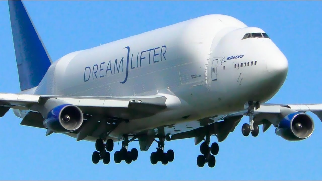 5 EXTREMELY CLOSE UP Boeing 747 Early Morning Arrivals | Anchorage ...