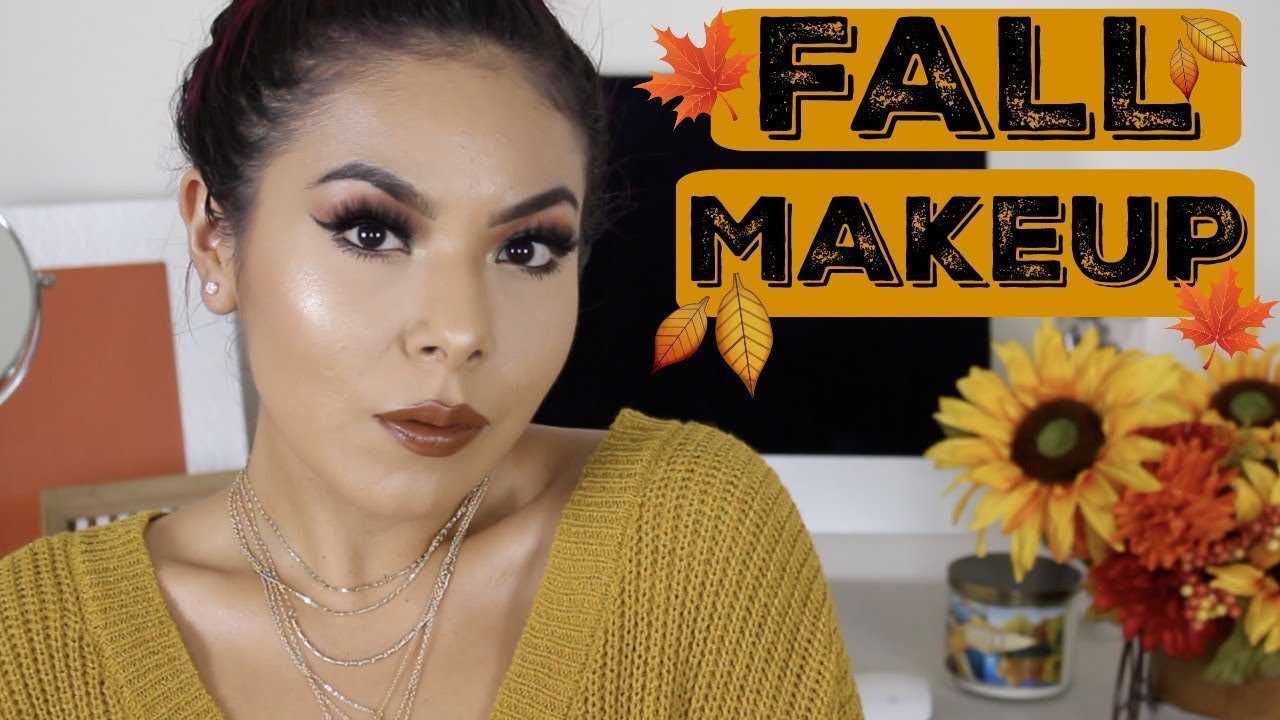 TALK THRU FALL MAKEUP TUTORIAL|| URBAN DECAY BORN TO RUN PALETTE - YouTube