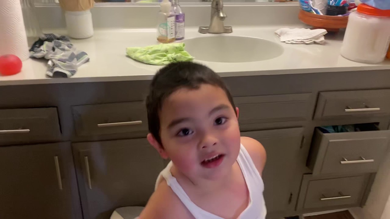 Potty training 6/3/2020 - YouTube