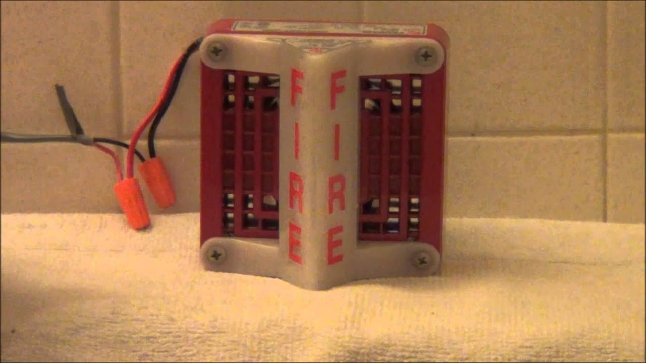 Federal Signal fire alarm test - YouTube