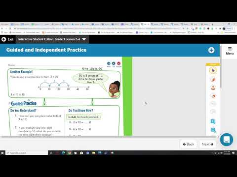 Envisions Grade 3 Lesson 2-4 Multiply by 10 - YouTube